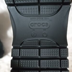CROCS | Shoes | Black Chunky Platform Crocs With Rugged Sole | Poshmark